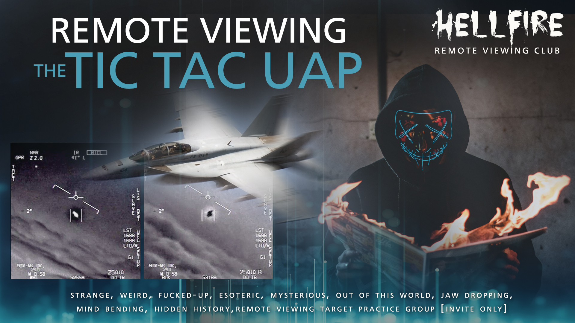 Remote viewing the Tic Tac UAP's - Hellfire Remote Viewing Club